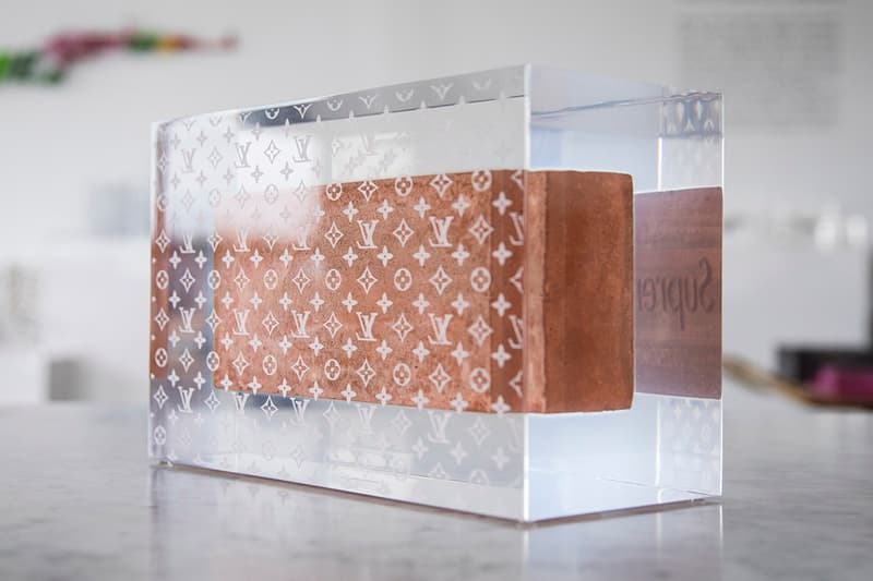 The Supreme Brick Gets Encased in Louis Vuitton | Hypebeast
