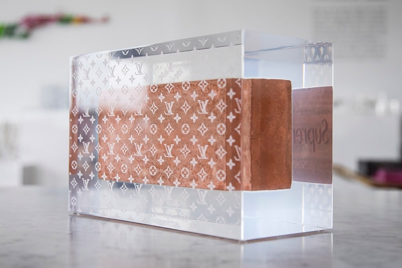 The Supreme Brick Gets Encased in Louis Vuitton | Hypebeast