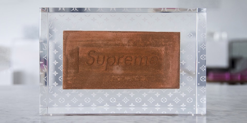 The Supreme Brick Gets Encased in Louis Vuitton | Hypebeast