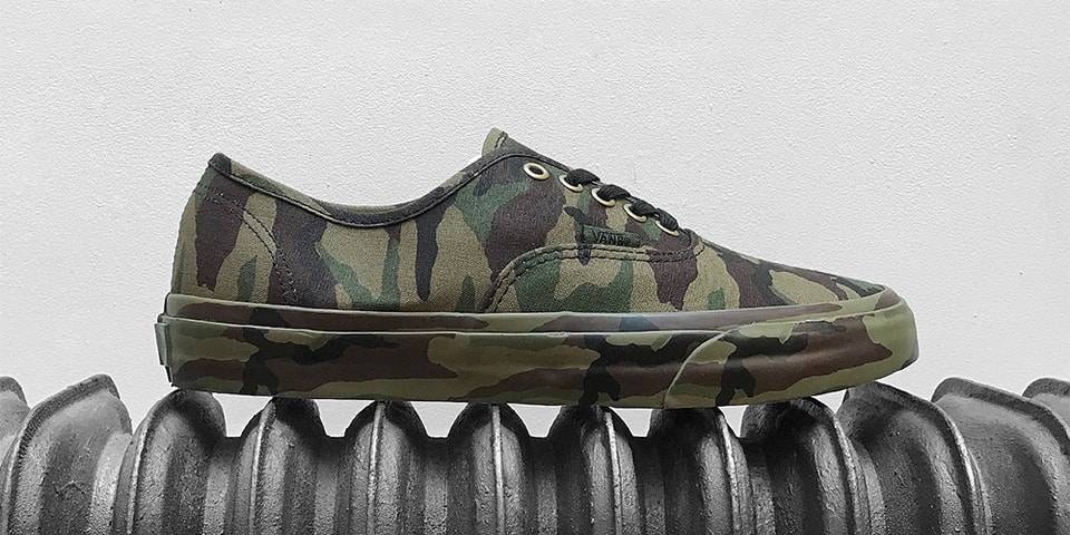 Vans Authentic "Mono Camo" Release | Hypebeast