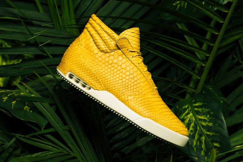 John Geiger 001 in Matte Yellow Python | Hypebeast