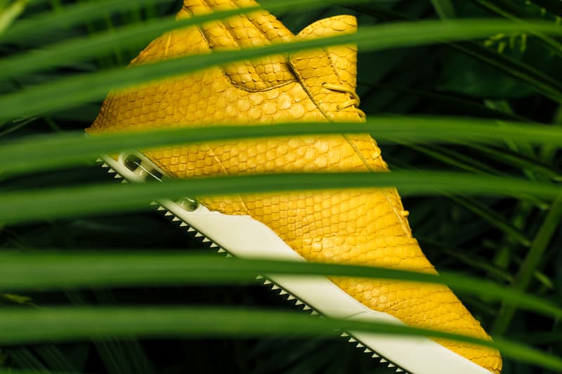 John Geiger 001 in Matte Yellow Python | Hypebeast