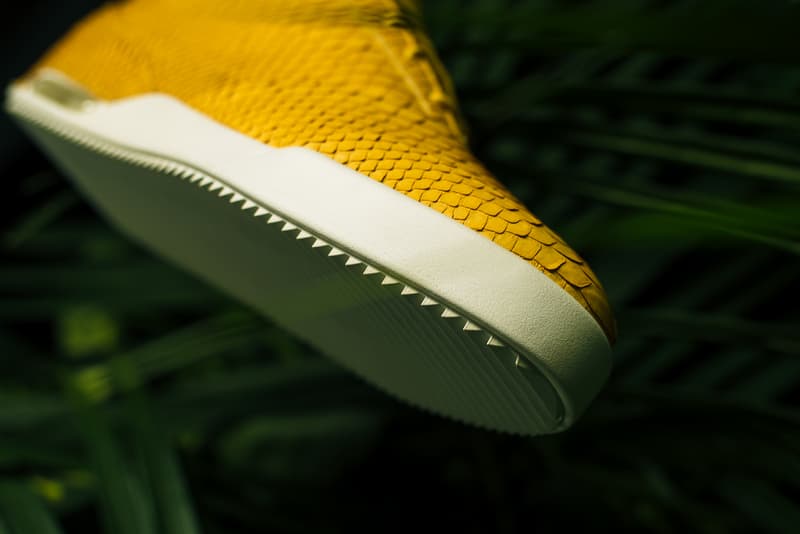 John Geiger 001 in Matte Yellow Python | Hypebeast