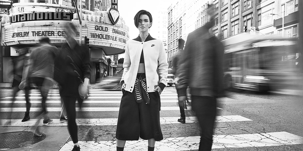Ruby Rose In Nike's 2017 Fall Tech Pack Lookbook | Hypebeast