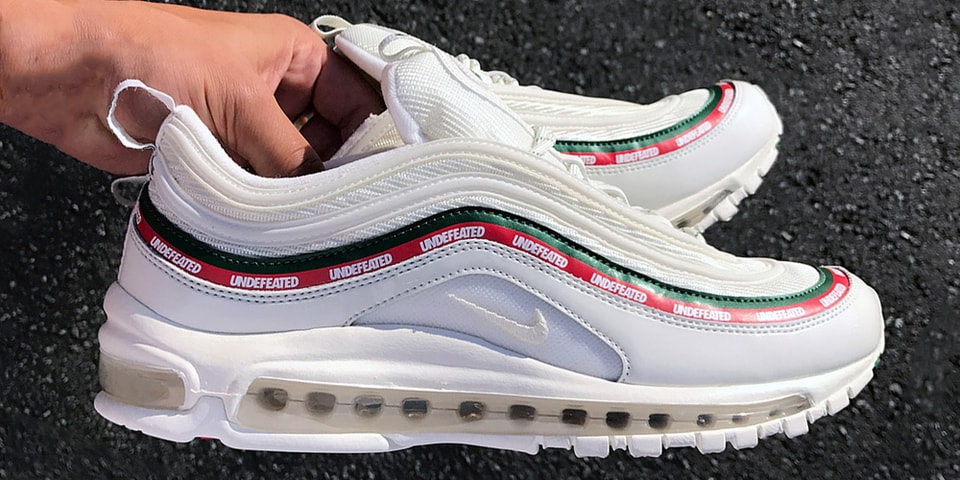 UNDEFEATED x Nike Air Max 97 White Model | Hypebeast