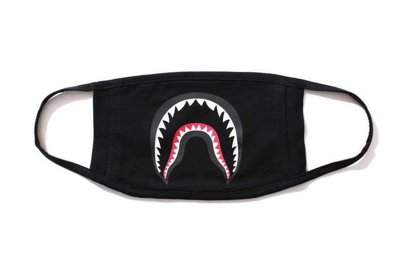 BAPE Black Shark Mask & Matching Neck Warmer | Hypebeast