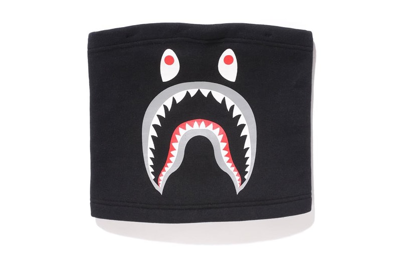 BAPE Black Shark Mask & Matching Neck Warmer | Hypebeast