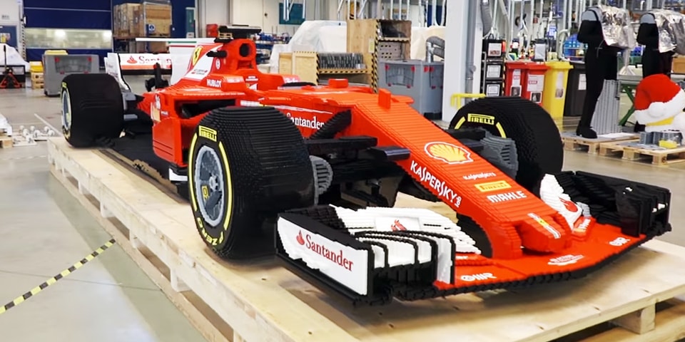 Watch LEGO Build a Full-Size Ferrari F1 | HYPEBEAST