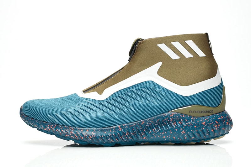 adidas alphabounce Zip in Petrol Night Colorway | Hypebeast