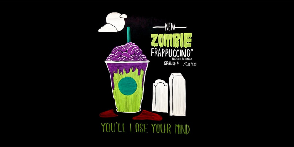 Starbucks Zombie Frappuccino for 2017 Halloween | Hypebeast
