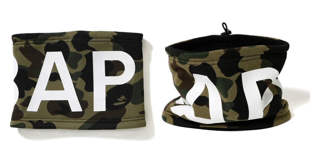 BAPE 1ST CAMO Neck-Warmers | Hypebeast