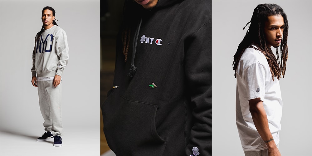 Champion x Pintrill Pins for Foot Locker | Hypebeast