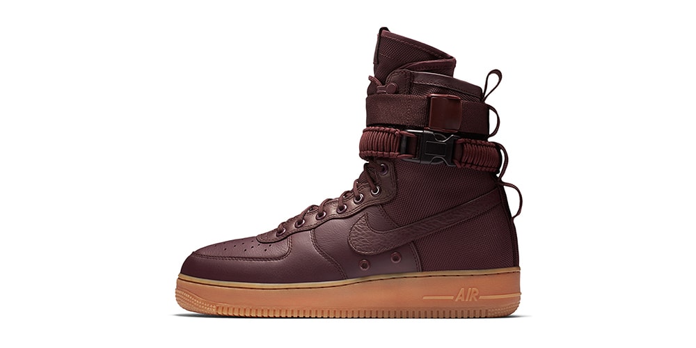 Nike SF-AF1 in Maroon/Gum | Hypebeast