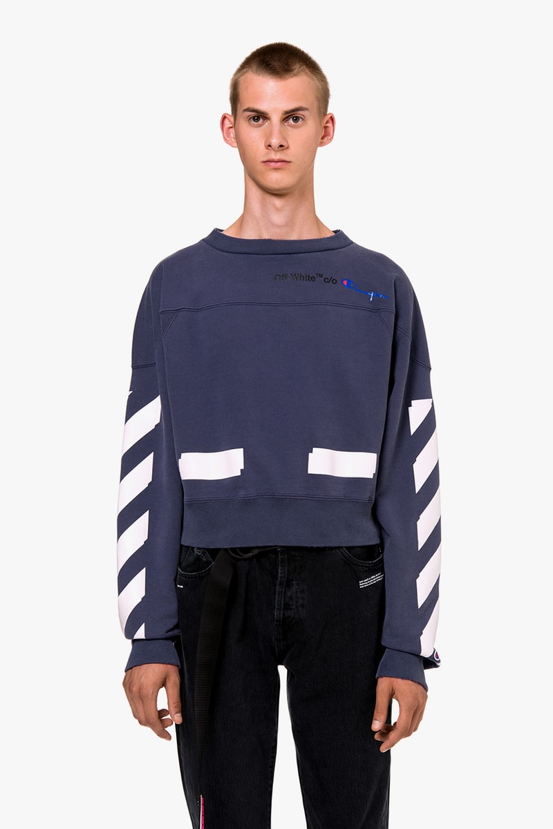 Off-White™ x Champion is Available Now | Hypebeast