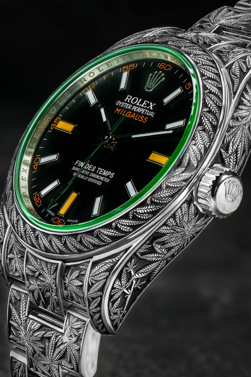 Rolex Oyster Perpetual Milgauss "Cannabis" | Hypebeast