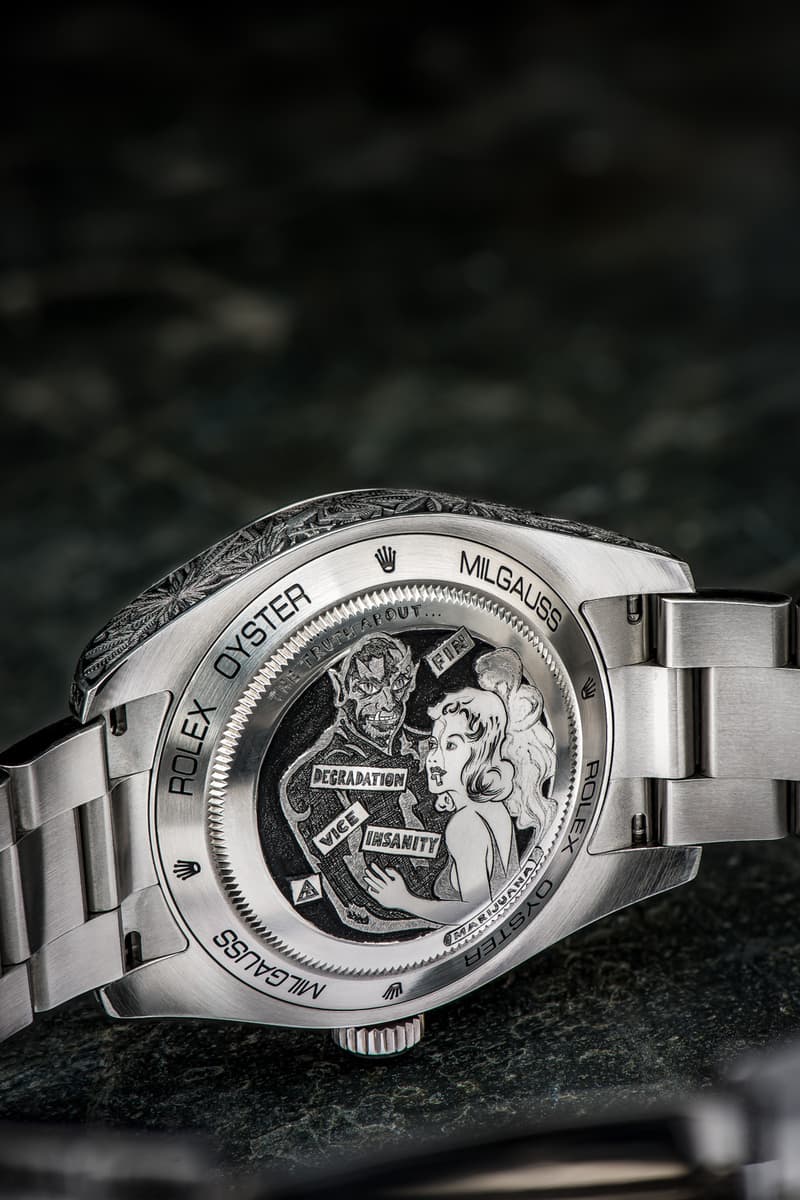 Rolex Oyster Perpetual Milgauss "Cannabis" | Hypebeast