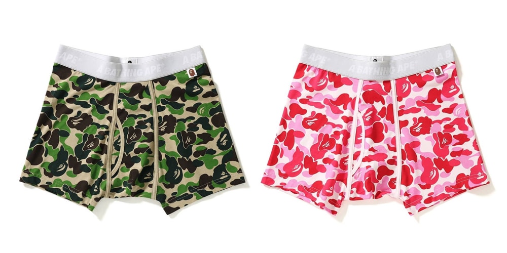 BAPE ABC Camo Boxer Briefs | Hypebeast