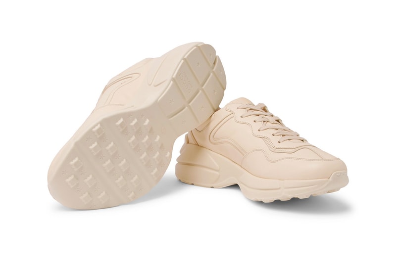 Gucci Rhyton Printed Leather Sneakers Release | Hypebeast