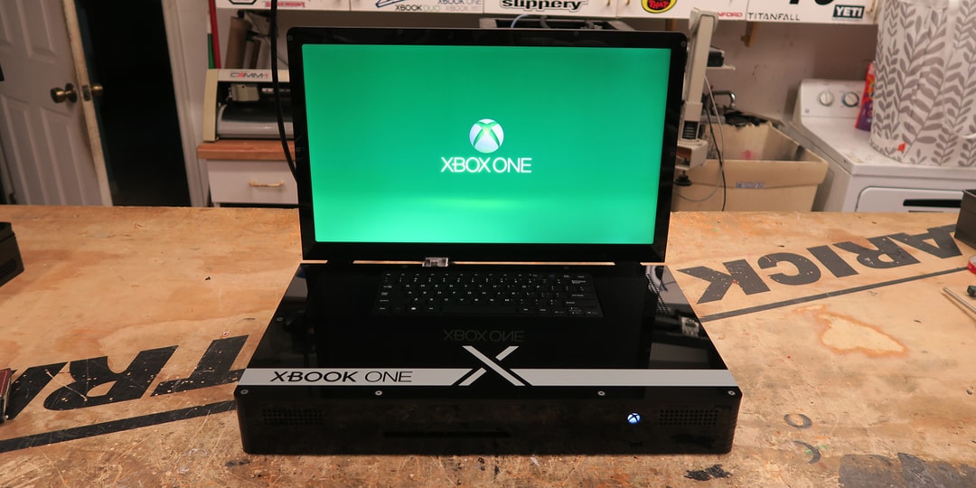 Xbox One X Modified To Become a Laptop | Hypebeast