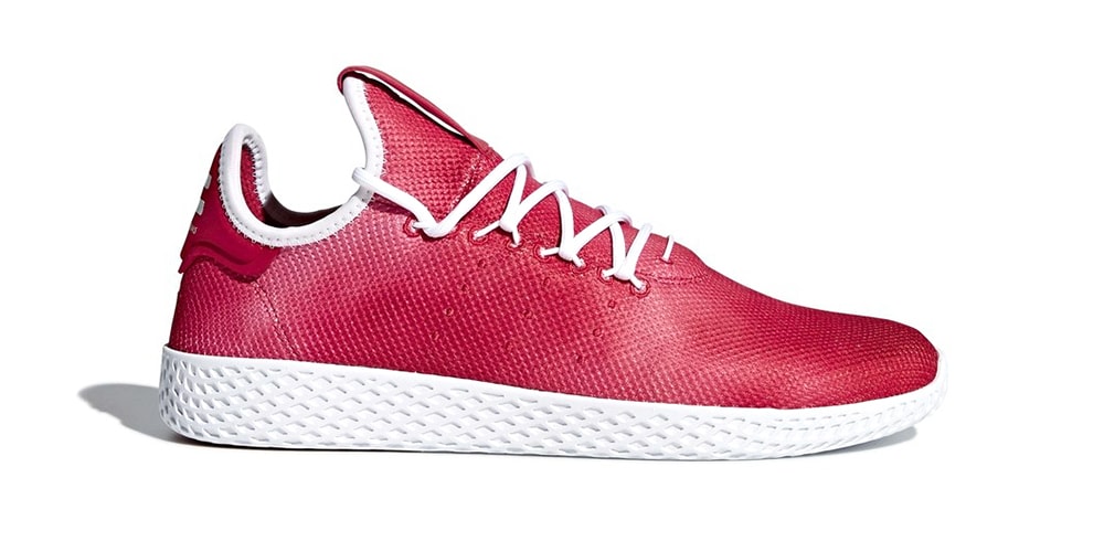 Pharrell x adidas Tennis Hu in Red | Hypebeast