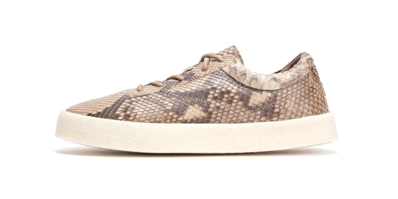 YEEZY Season 6 Crepe Sneaker in Python Skin | HYPEBEAST