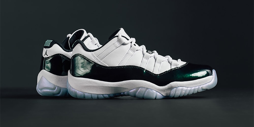 Air Jordan 11 Low "Easter" in Emerald Green | Hypebeast