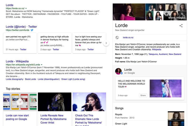 Google Adds Tweet-Like Updates for Musicians | Hypebeast
