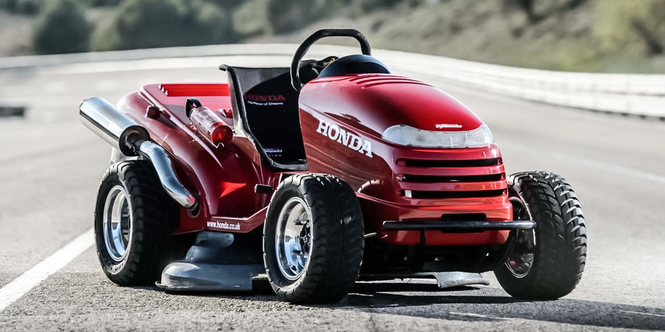 Honda's Mean Mower Lawnmower Travels Over 134mph | Hypebeast