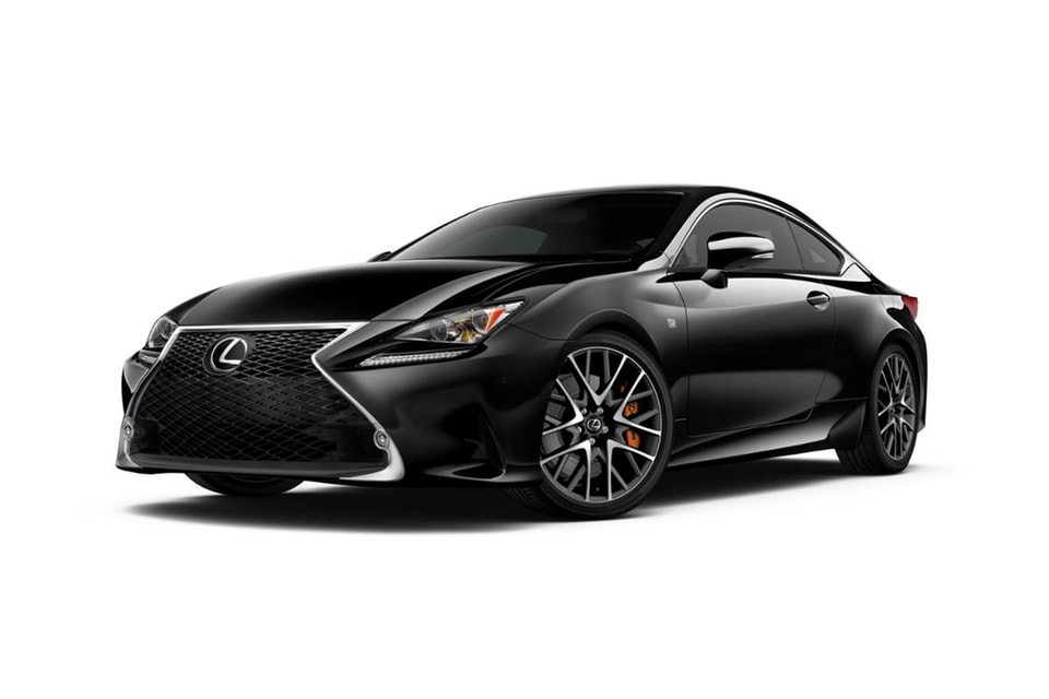 Black Lexus Coupe Rcf