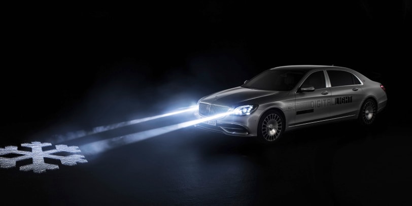 2019 Mercedes-Maybach S-Class Digital Light Beams | Hypebeast