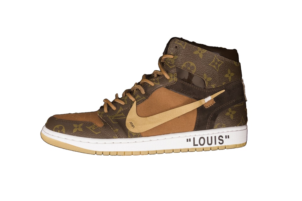 Custom Virgil Abloh x Louis Vuitton Air Jordan 1 | Drops | Hypebeast