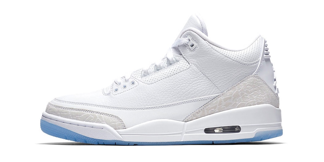 Air Jordan 3 "Pure White" official images | Hypebeast
