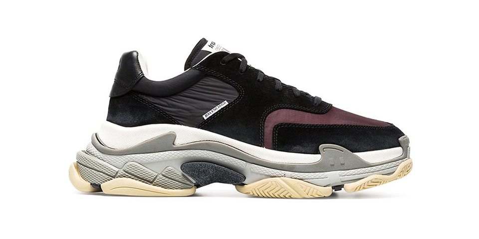 Balenciaga Triple S Sneaker in Black & Grey | Hypebeast