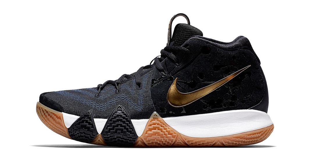 Nike Kyrie 4 Pitch Blue/Metallic Gold | Hypebeast