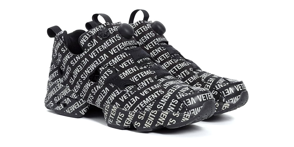 Vetements x Reebok InstaPump Fury Monogram Pack | Hypebeast