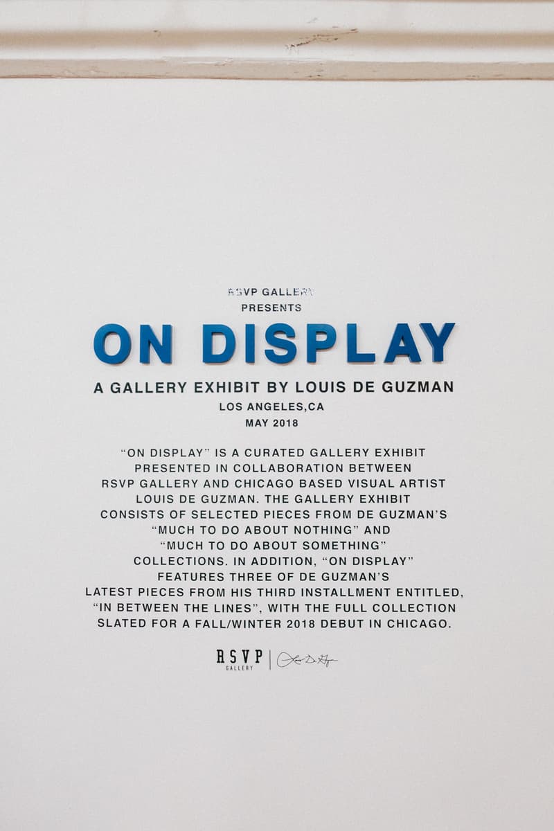Louis De Guzman "On Display" RSVP Gallery | Hypeart