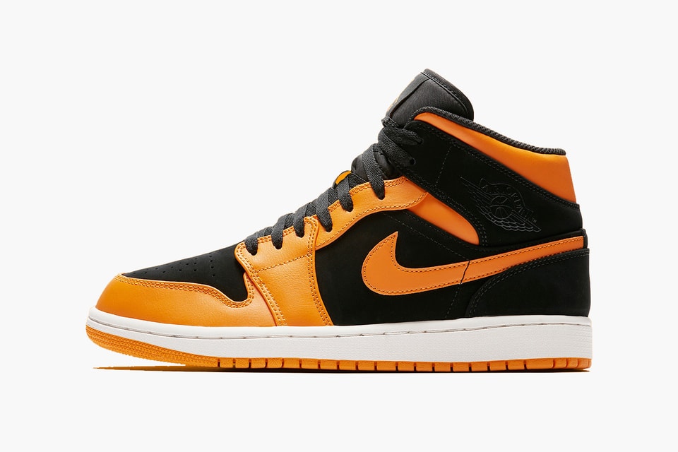 Air Jordan 1 Mid "Orange Peel” | Drops | Hypebeast