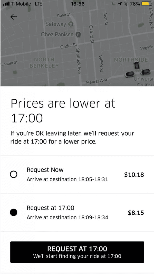 Uber Feature Gives Cheaper Price for Longer Wait | Hypebeast