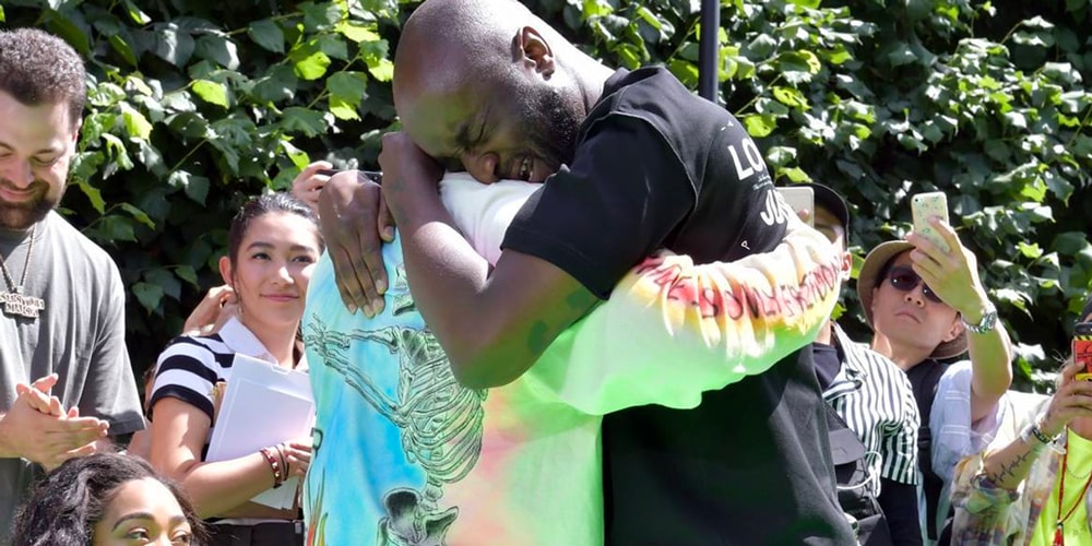 Virgil Abloh on Emotional Kanye West Hug at PFW | Hypebeast