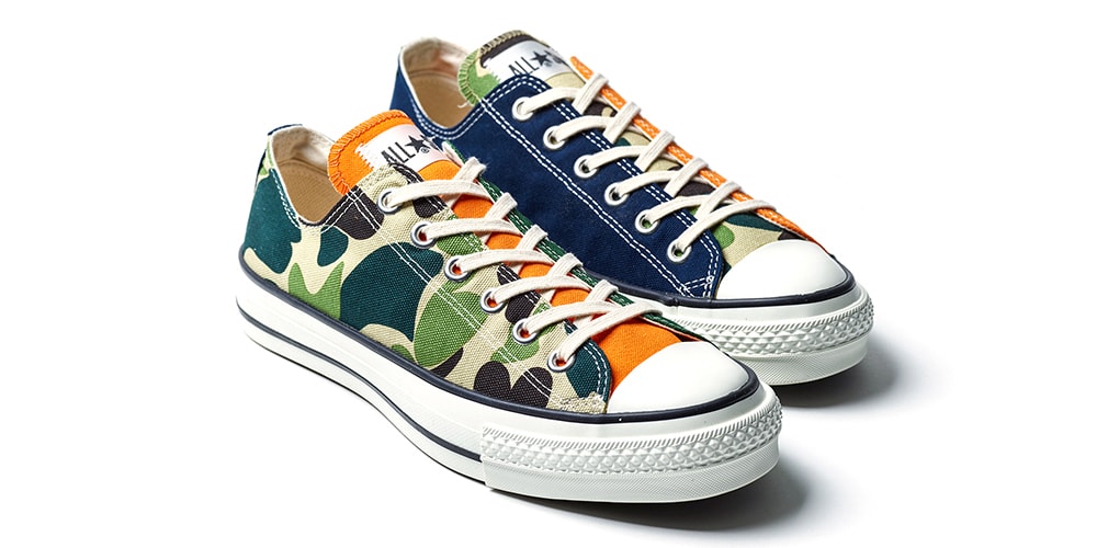 BILLY'S x Converse All Star Low "Camo/Blue/Orange" | Hypebeast