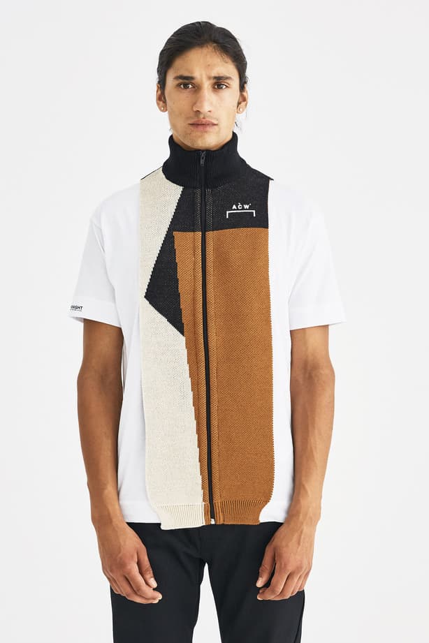 A-COLD-WALL* Fall/Winter 2018 Zip Panel Scarf | HYPEBEAST