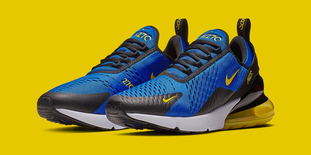 Nike Air Max 270 in “Game Royal/Dynamic Yellow” | Hypebeast