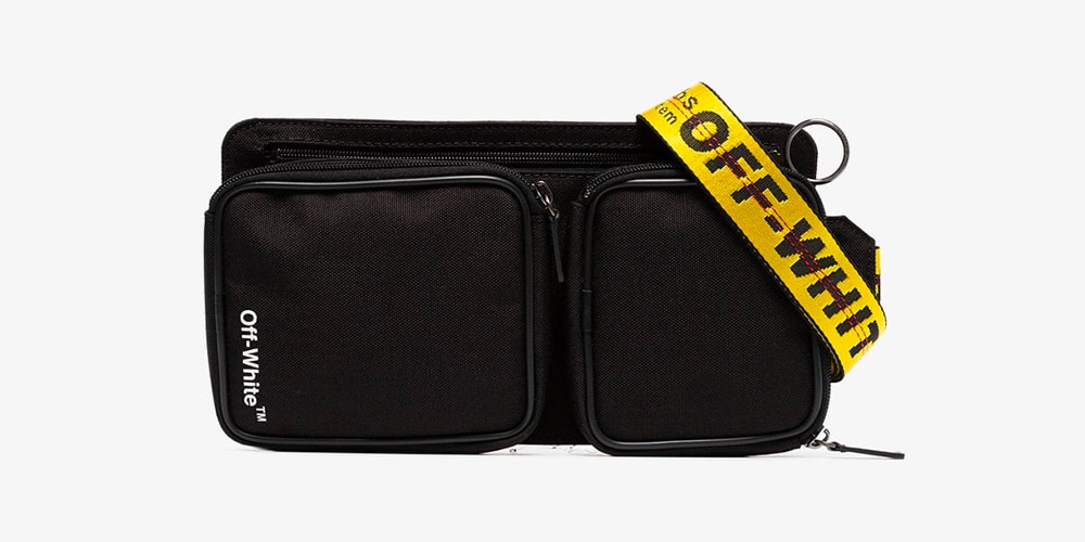 Off-White™ Drops Logo Print Cross-Body Bag | Hypebeast
