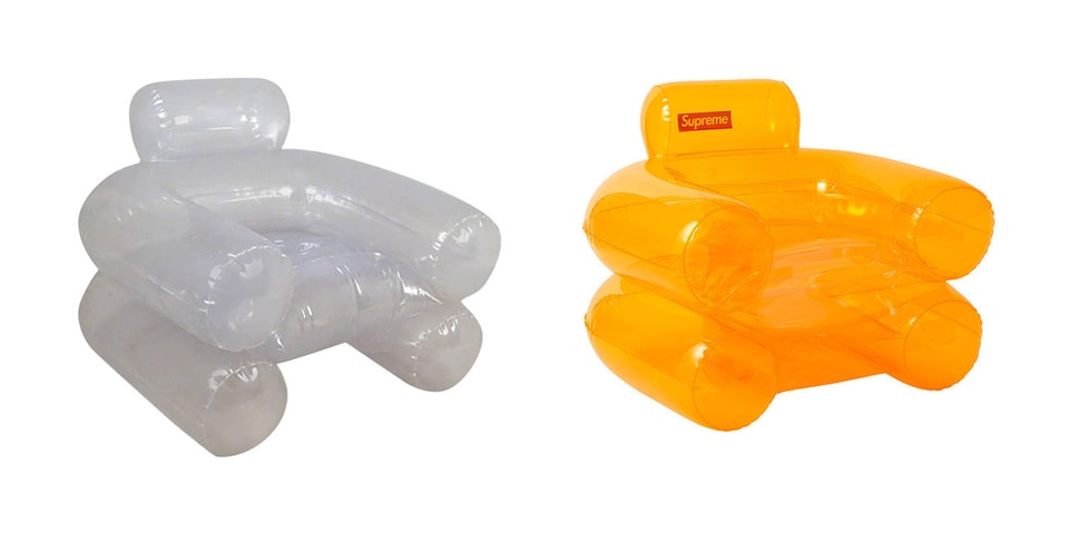 Supreme's 2018 Inflatable Chair Is a '60's Design | Hypebeast