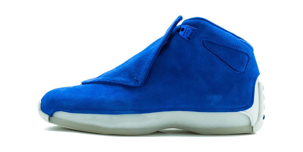 Air Jordan 18 "Racer Blue" Release Date | Hypebeast