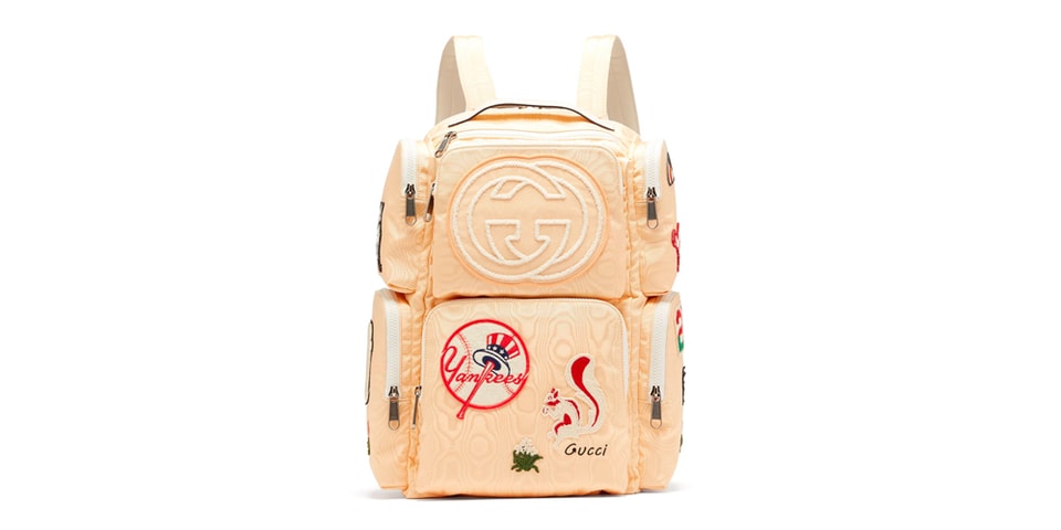 Gucci Moiré Canvas Patches Backpack | Drops | Hypebeast