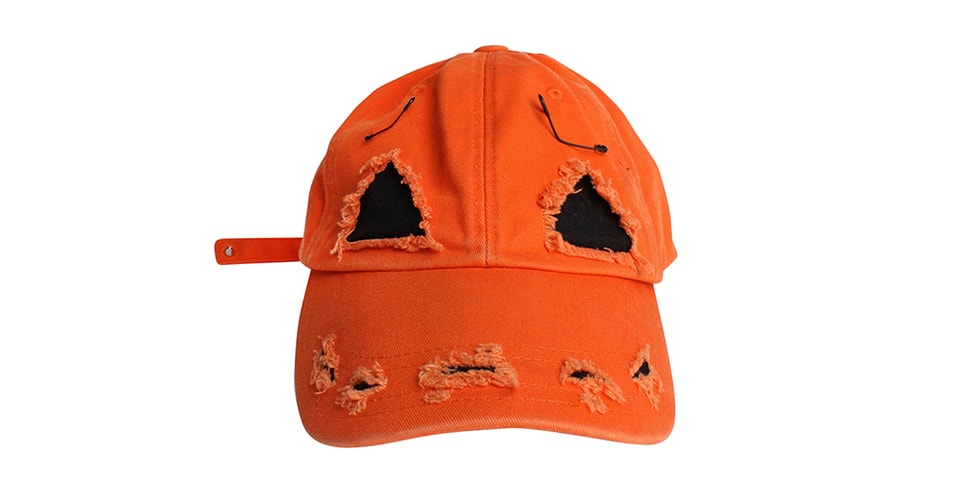 99%IS Custom Halloween Jack-o-lantern Cap Drop | Hypebeast