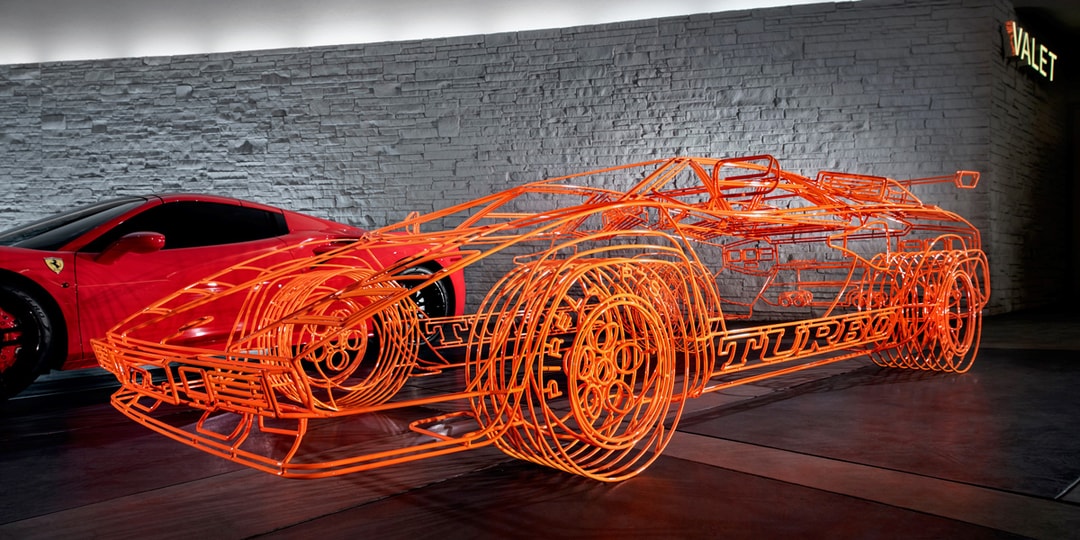 Benedict Radcliffe Lamborghini Wire Sculpture | Hypeart