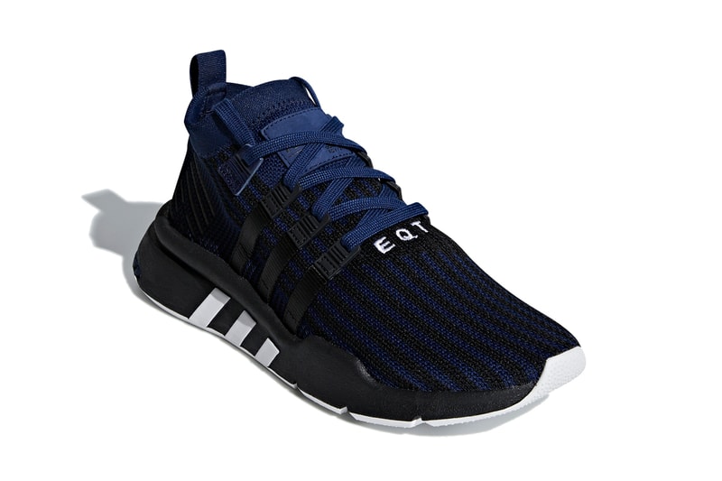 adidas EQT Support Mid ADV Black And Navy | Hypebeast