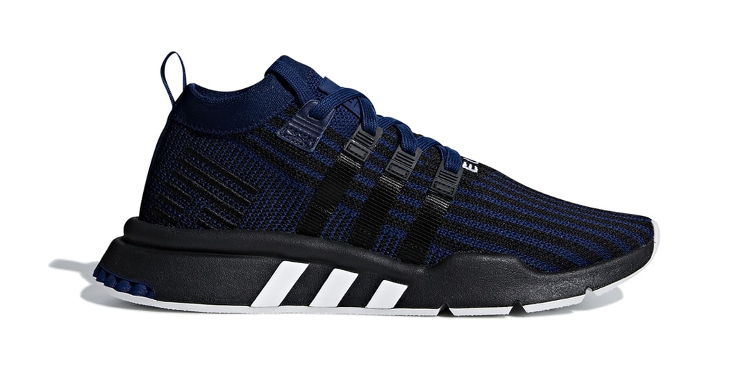 adidas EQT Support Mid ADV Black And Navy | Hypebeast